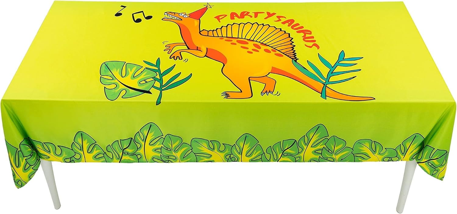 Cheerland Dinosaur Tablecloth, 60 in x 108 in, Multicolor, Fabric - Walmart.com