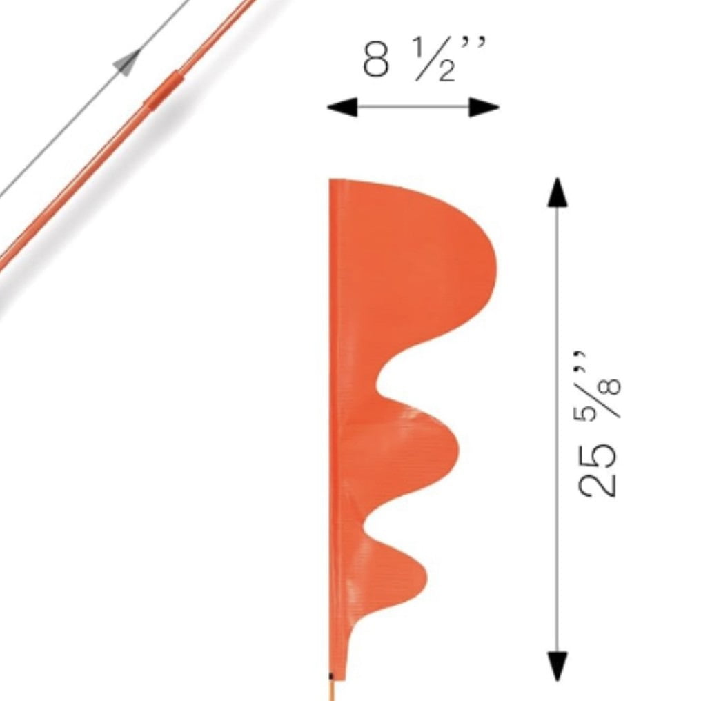 Dinosaur Tail Shaped Flag for Bike Trike Safety 1 Set Orange Kid Bike ...