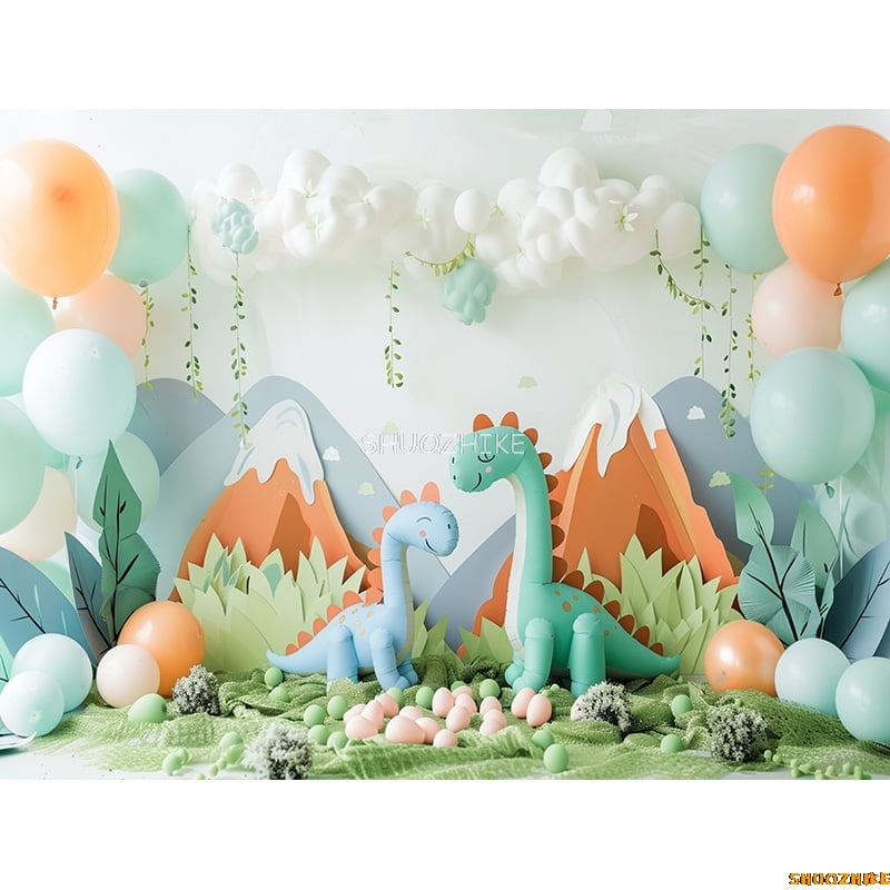 Dinosaur Theme Birthday Party rated Photography Backdrops Props Dream ...