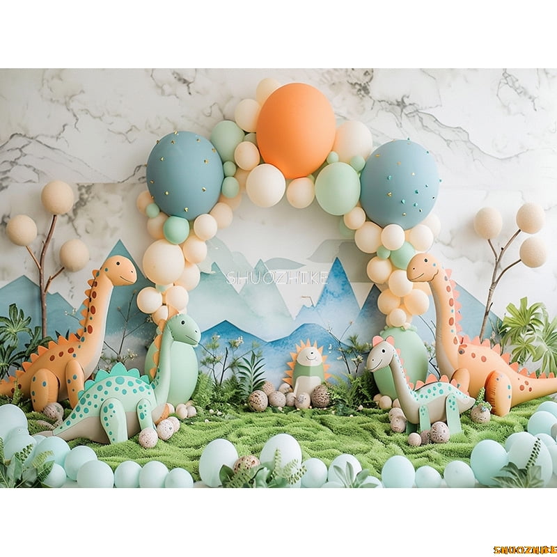 Dinosaur Theme Birthday Party rated Photography Backdrops Props Dream ...