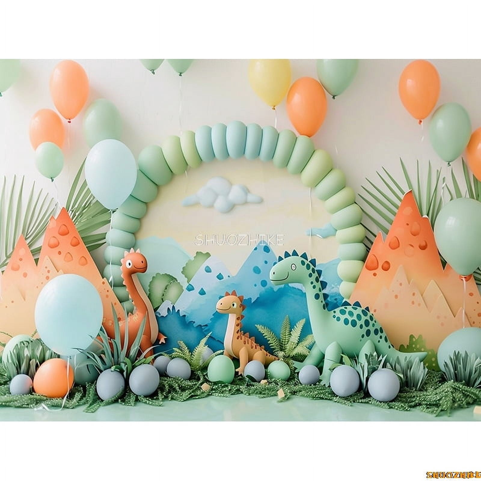 Dinosaur Theme Birthday Party rated Photography Backdrops Props Dream ...