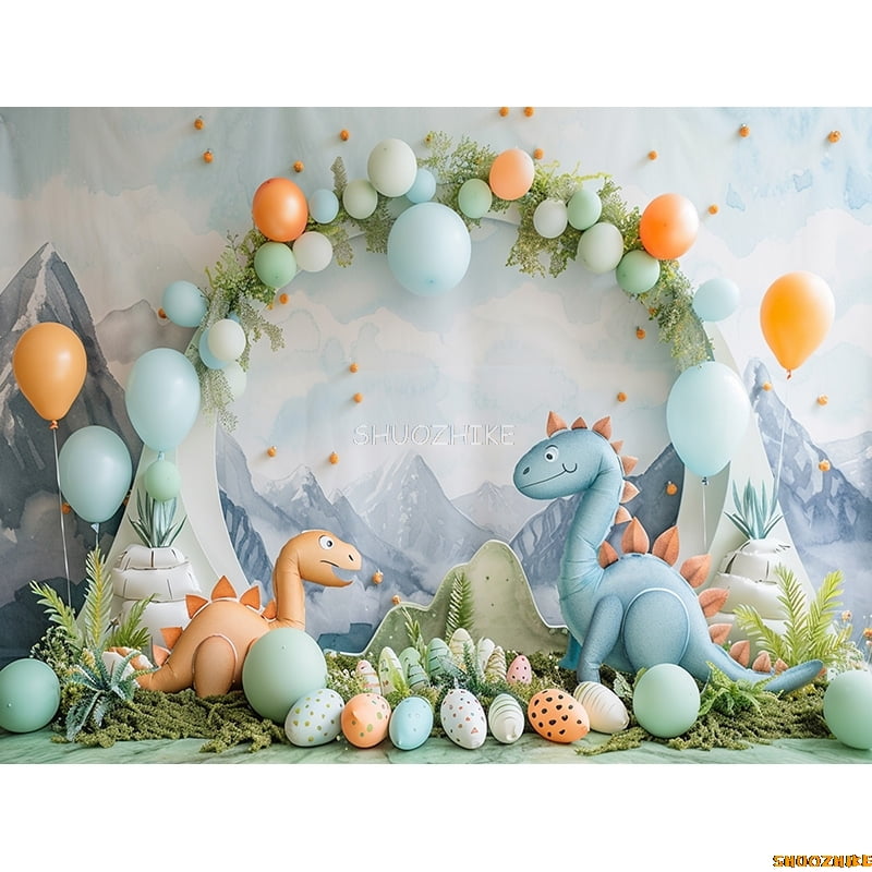 Dinosaur Theme Birthday Party rated Photography Backdrops Props Dream ...