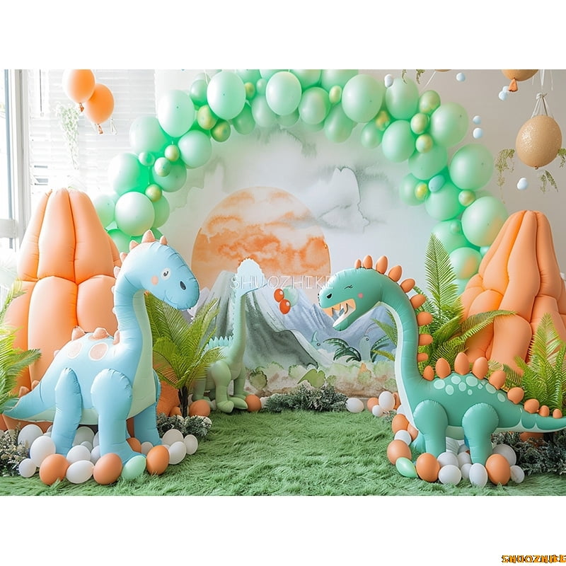 Dinosaur Theme Birthday Party rated Photography Backdrops Props Dream ...