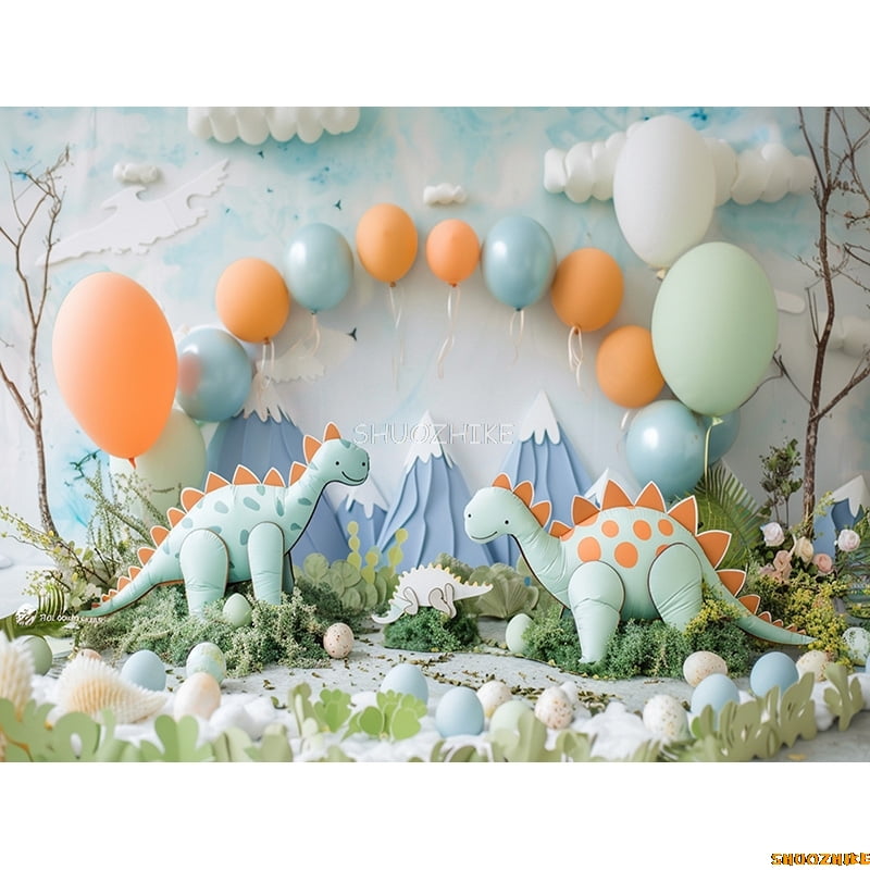 Dinosaur Theme Birthday Party rated Photography Backdrops Props Dream ...