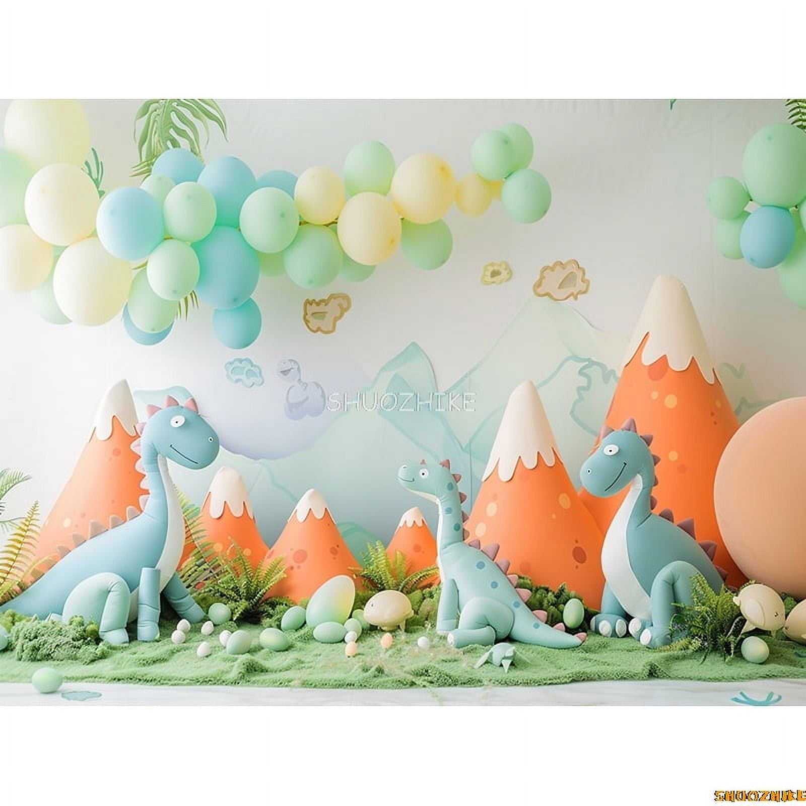 Dinosaur Theme Birthday Party rated Photography Backdrops Props Dream ...