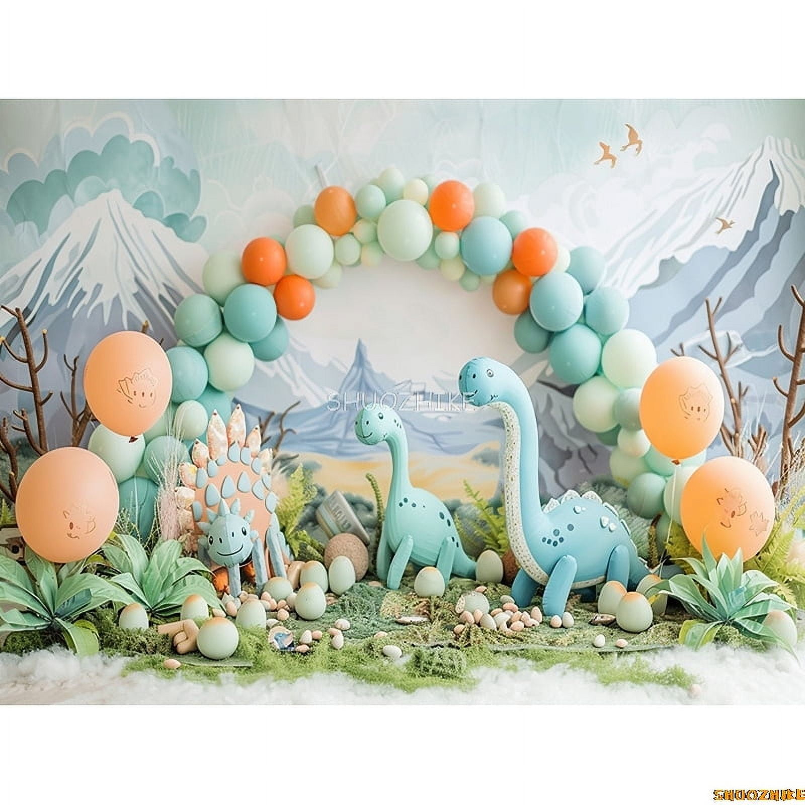Dinosaur Theme Birthday Party rated Photography Backdrops Props Dream ...