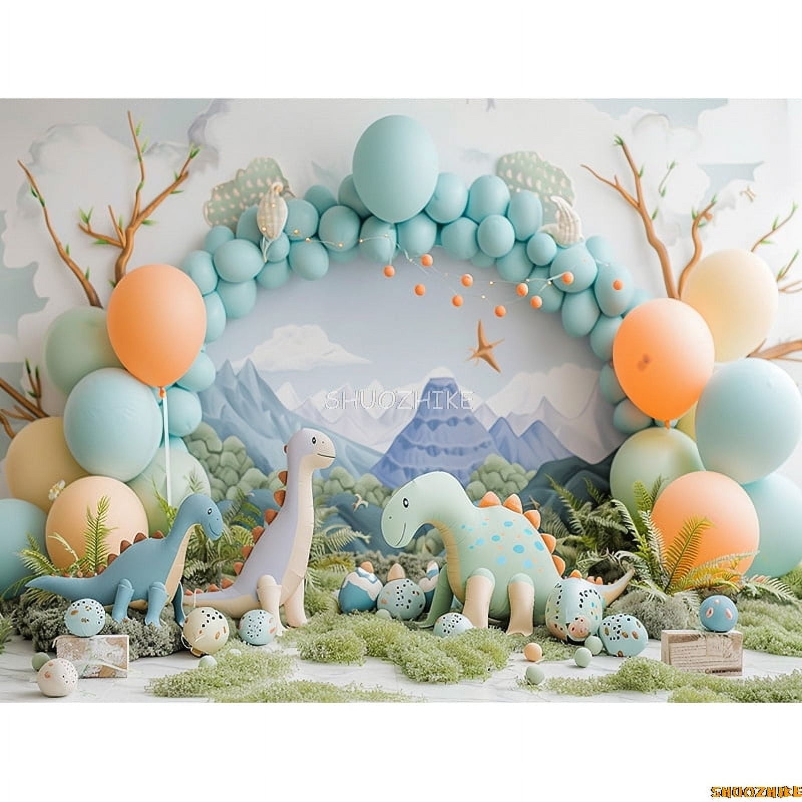 Dinosaur Theme Birthday Party rated Photography Backdrops Props Dream ...