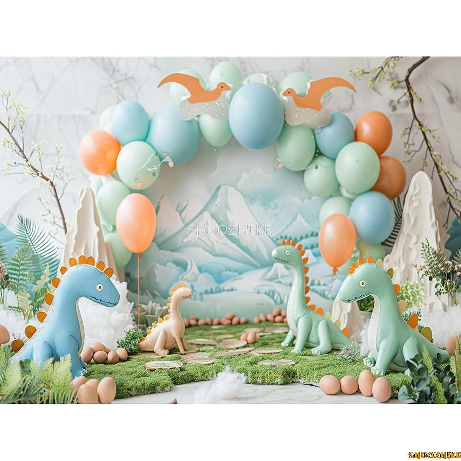 Dinosaur Theme Birthday Party rated Photography Backdrops Props Dream ...