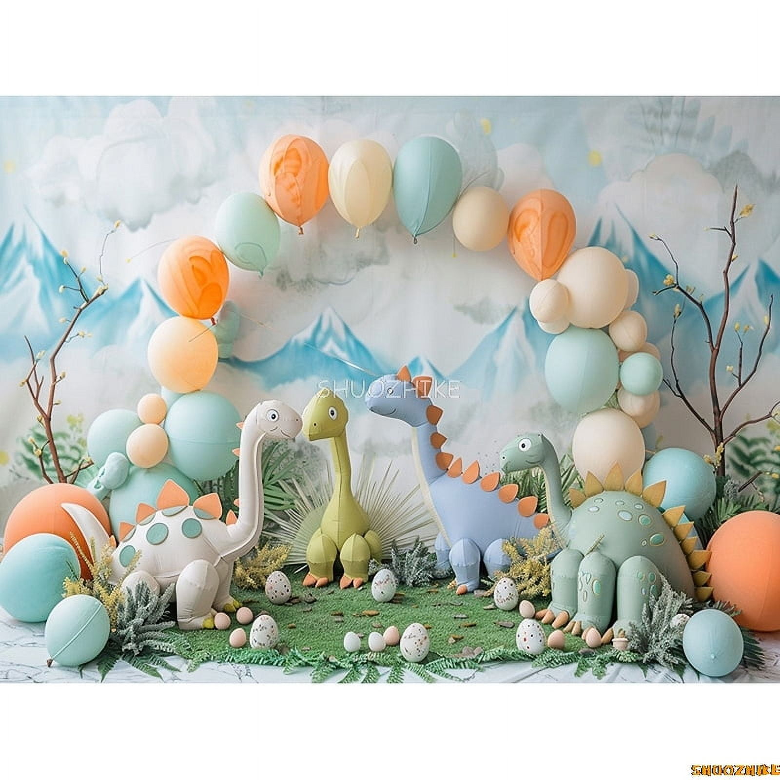 Dinosaur Theme Birthday Party rated Photography Backdrops Props Dream ...
