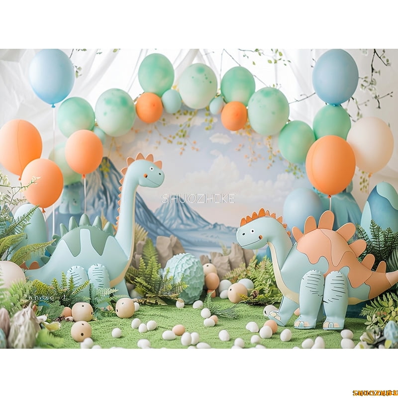 Dinosaur Theme Birthday Party rated Photography Backdrops Props Dream ...