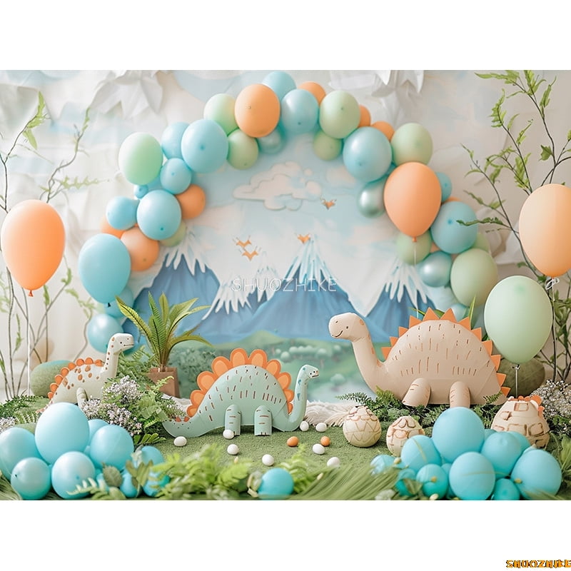 Dinosaur Theme Birthday Party rated Photography Backdrops Props Dream ...