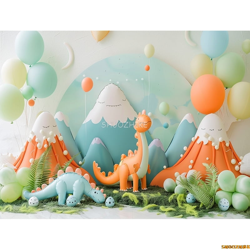 Dinosaur Theme Birthday Party rated Photography Backdrops Props Dream ...