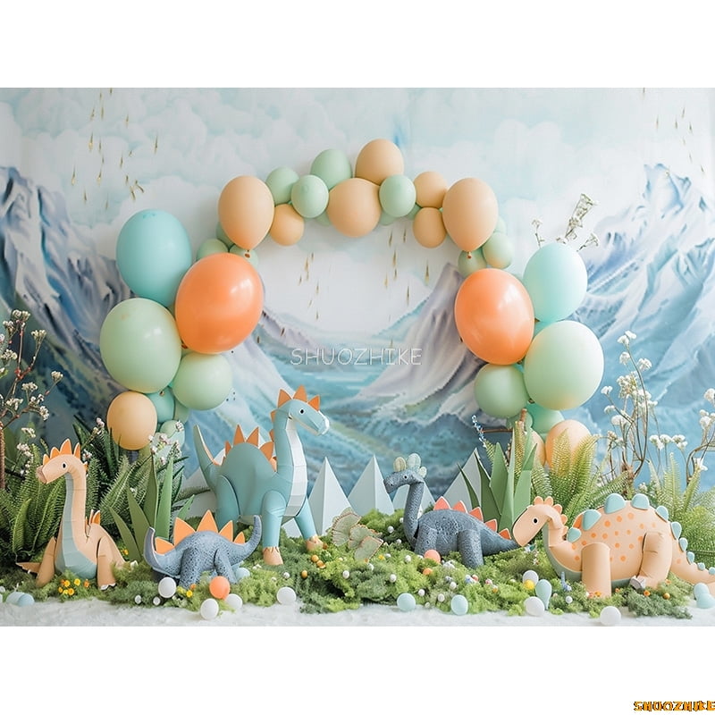 Dinosaur Theme Birthday Party rated Photography Backdrops Props Dream ...