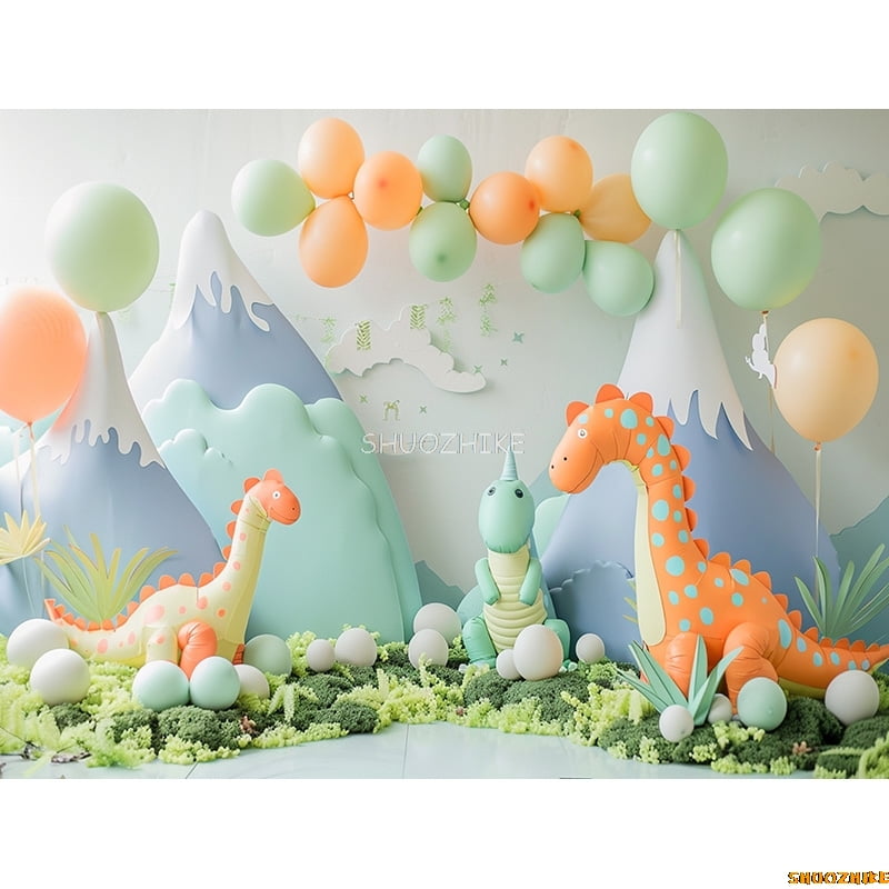 Dinosaur Theme Birthday Party rated Photography Backdrops Props Dream ...