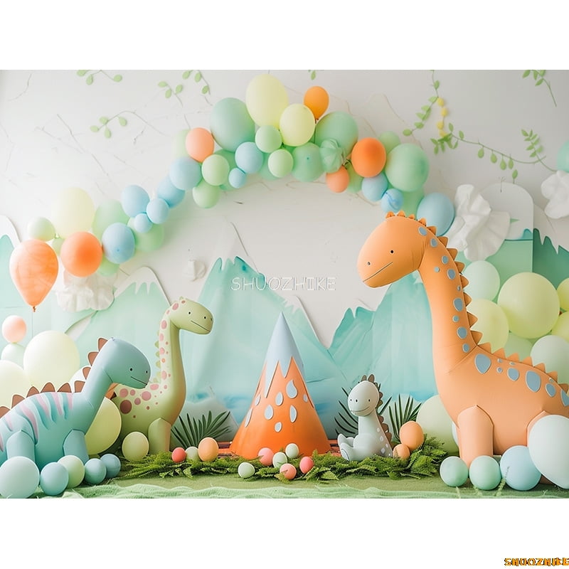 Dinosaur Theme Birthday Party rated Photography Backdrops Props Dream ...
