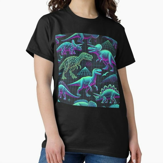 Dinosaur Themed Funny Prehistoric Animal - Comfortable Fit H3293 T-Shirt, for Men and Women, Up ...