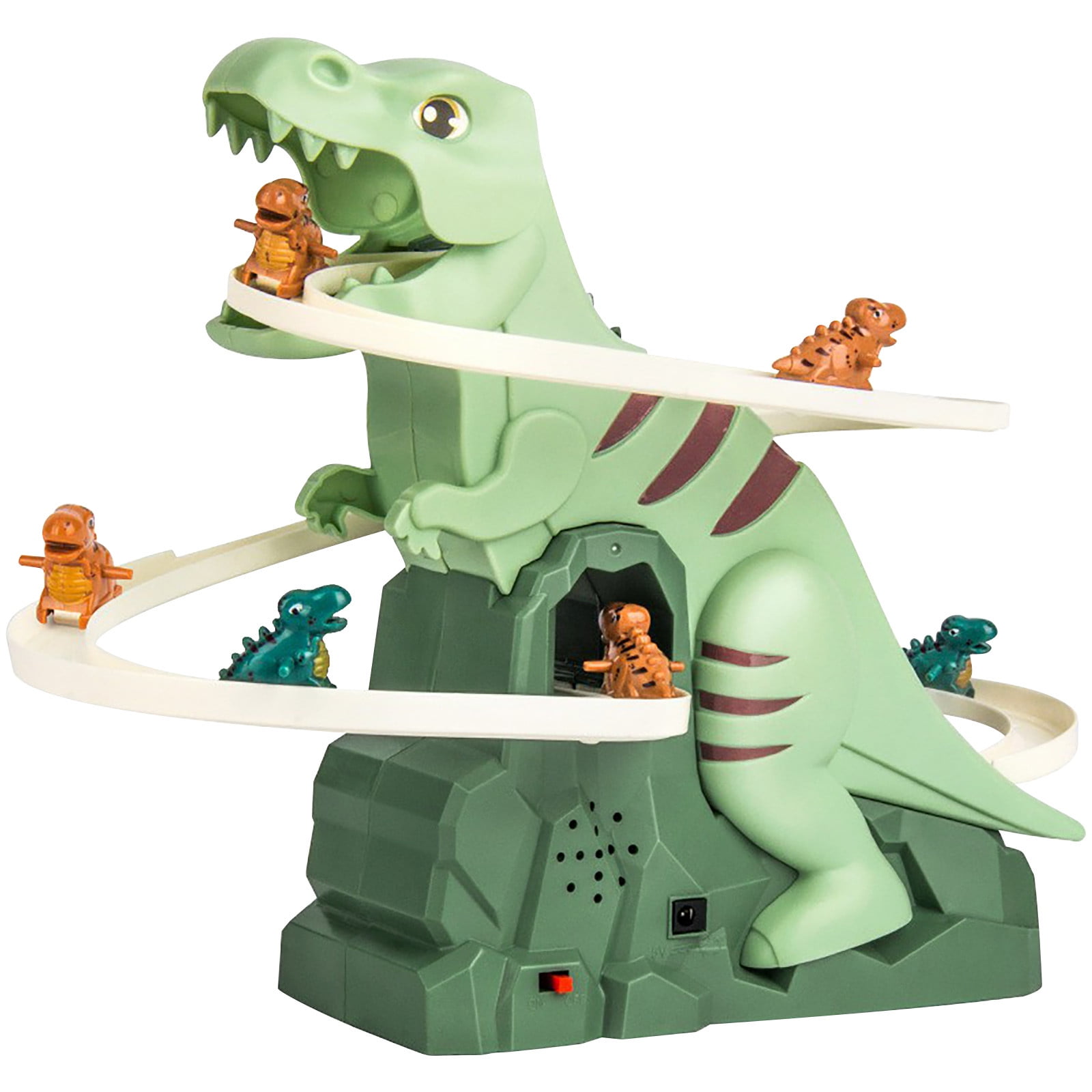Dinosaur-Themed Stair Climbing Track Toy - Interactive and Educational ...