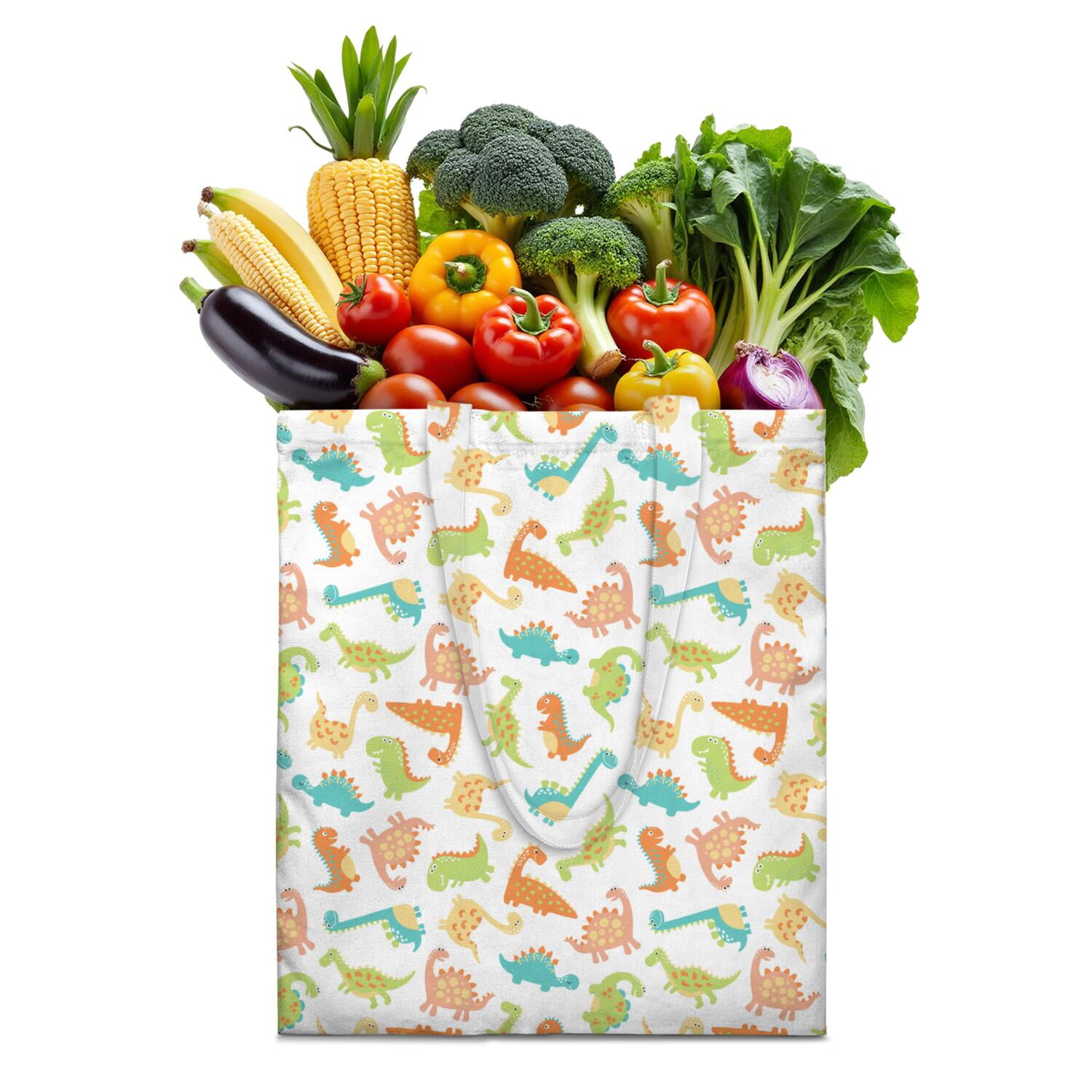 Dinosaur Tote Bag – Dino Dino Design Canvas Bag for Dinosaur Lovers ...