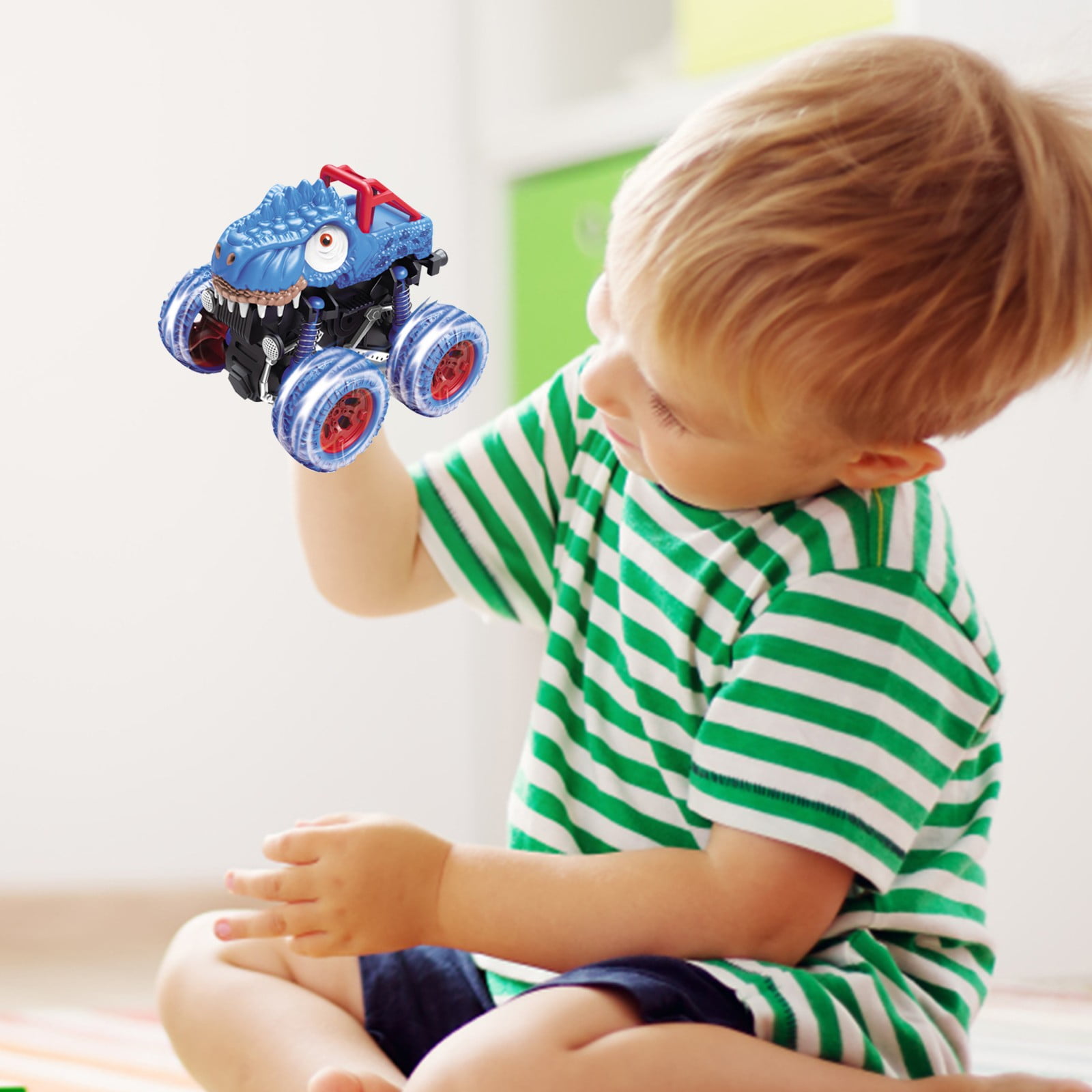 Dinosaur Toy Car Dino Monster Truck Kids Plaything Dinosaur Vehicle ...