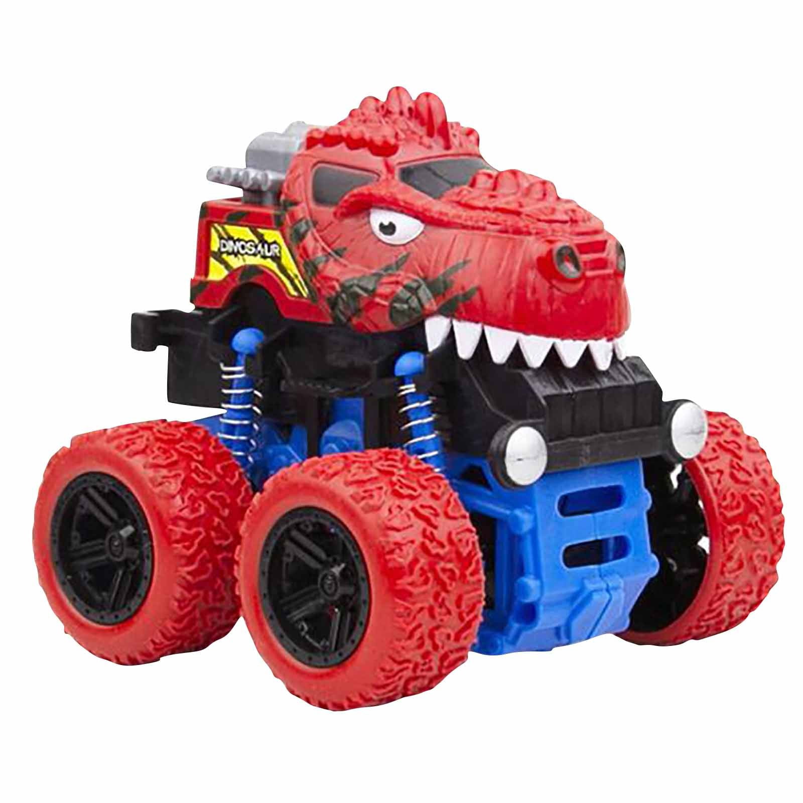 Dinosaur Toy Car, Four-Wheel-Drive Inertial Vehicle, Realistic Walking ...