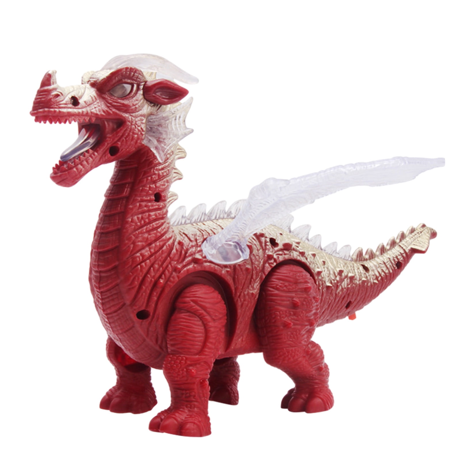 Dinosaur Toy Figure with Walking Action and Led Lights, Battery ...