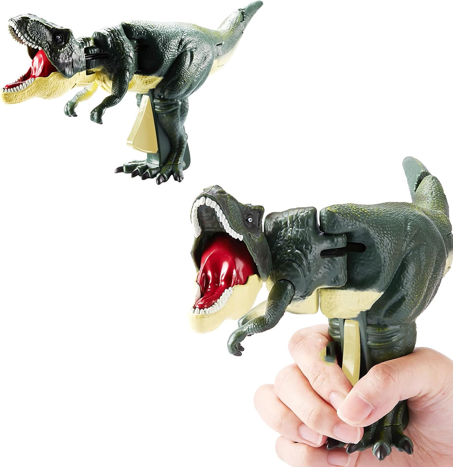 Dinosaur Toy T-Rex Tyrannosauru Model Vibrating Head and Tail Moving ...