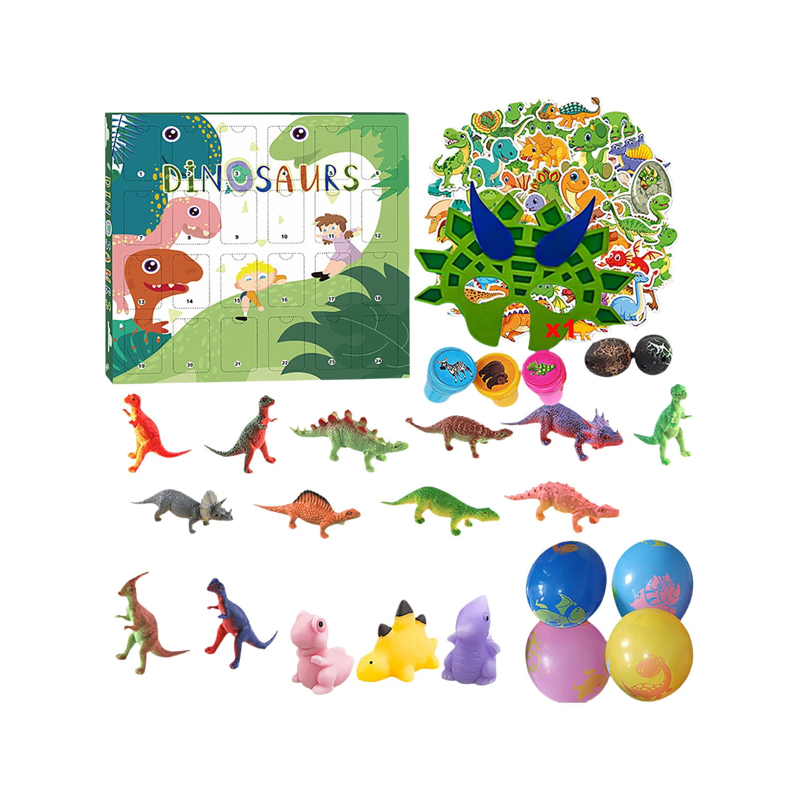 Dinosaur Toys Advent Calendars 2025, 24 Days Dinosaur Figurine ...