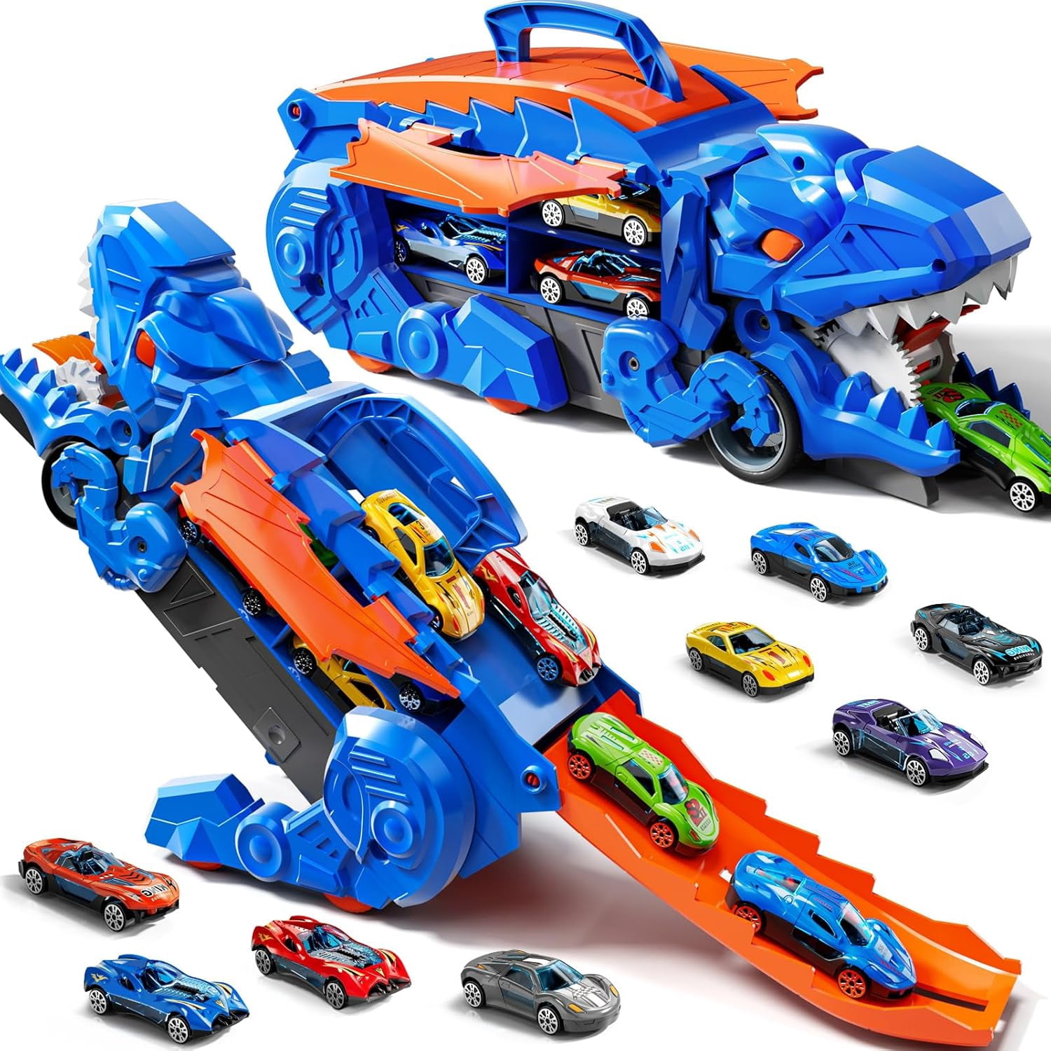 Dinosaur Toys for Kids 3-5, Toddler Truck Toys for Ages 5-7, Dinosaur ...
