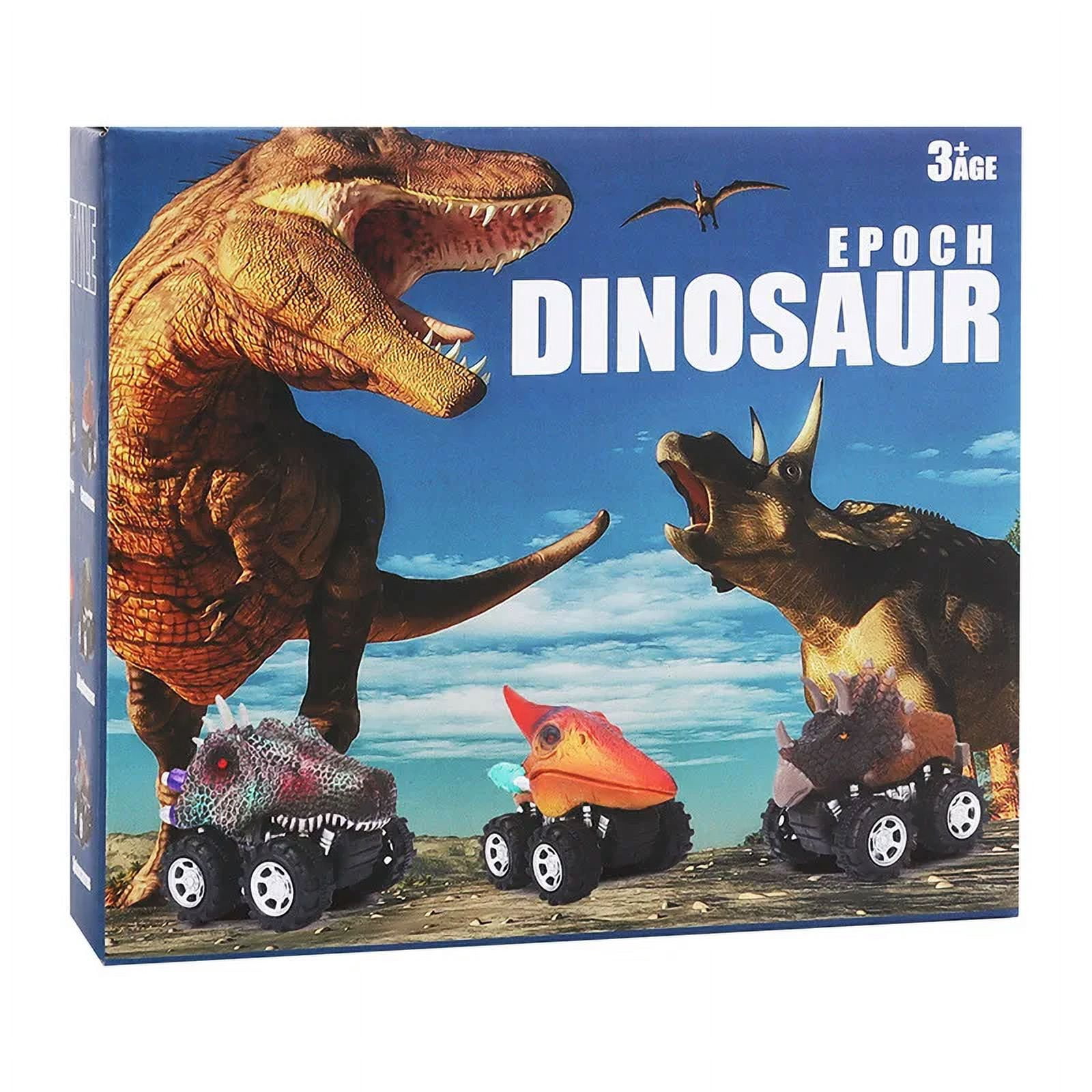 Dinosaur Toys Pull Back Cars Mini Monster Truck Car Toy Set for Kids ...