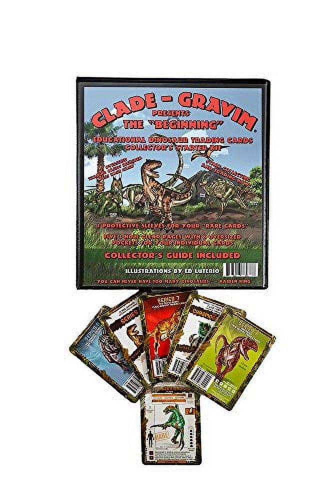 Dinosaur Trading Card Album Collectors Starter Kit The Beginning of ...