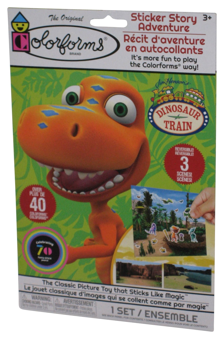 Dinosaur Train (2022) Colorforms Sticker Set - Walmart.com