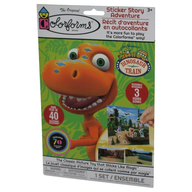 Dinosaur Train (2022) Colorforms Sticker Set - Walmart.com