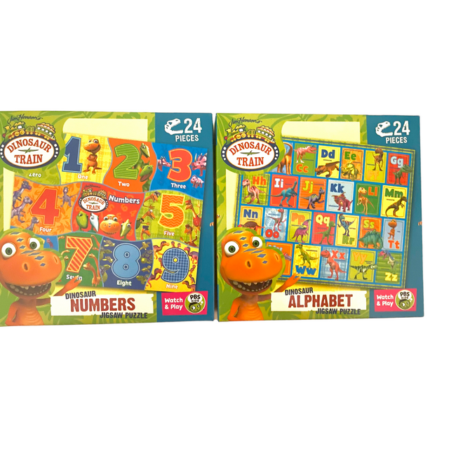 Dinosaur Train Alphabet Greenbrier 24pc Kids Jigsaw Puzzle - Walmart.com