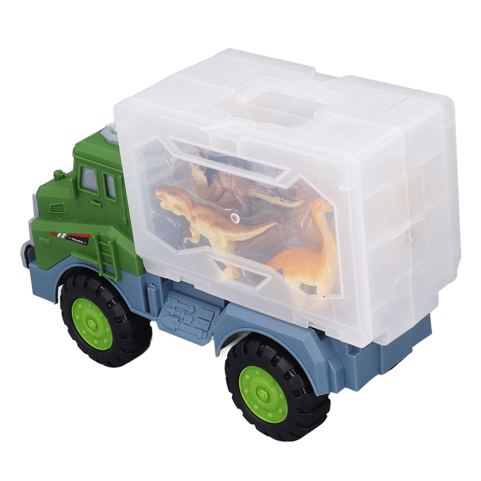 Dinosaur Truck Carrier Pull Back Safety Dinosaur Transport Car Carrier ...