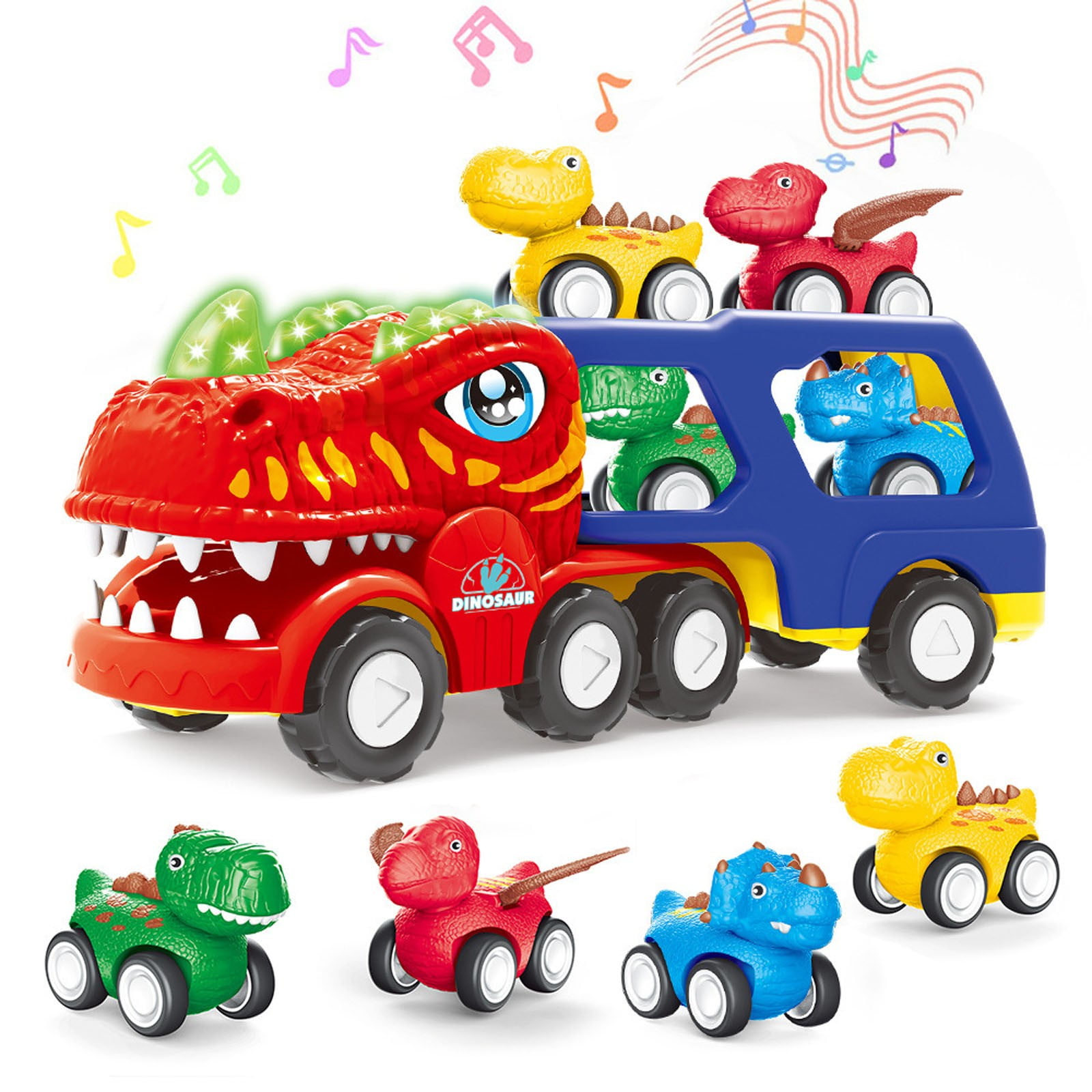 Dinosaur Truck for Kids 1 2 3 4,Transport Dinosaur Truck,Dinosaur Car ...