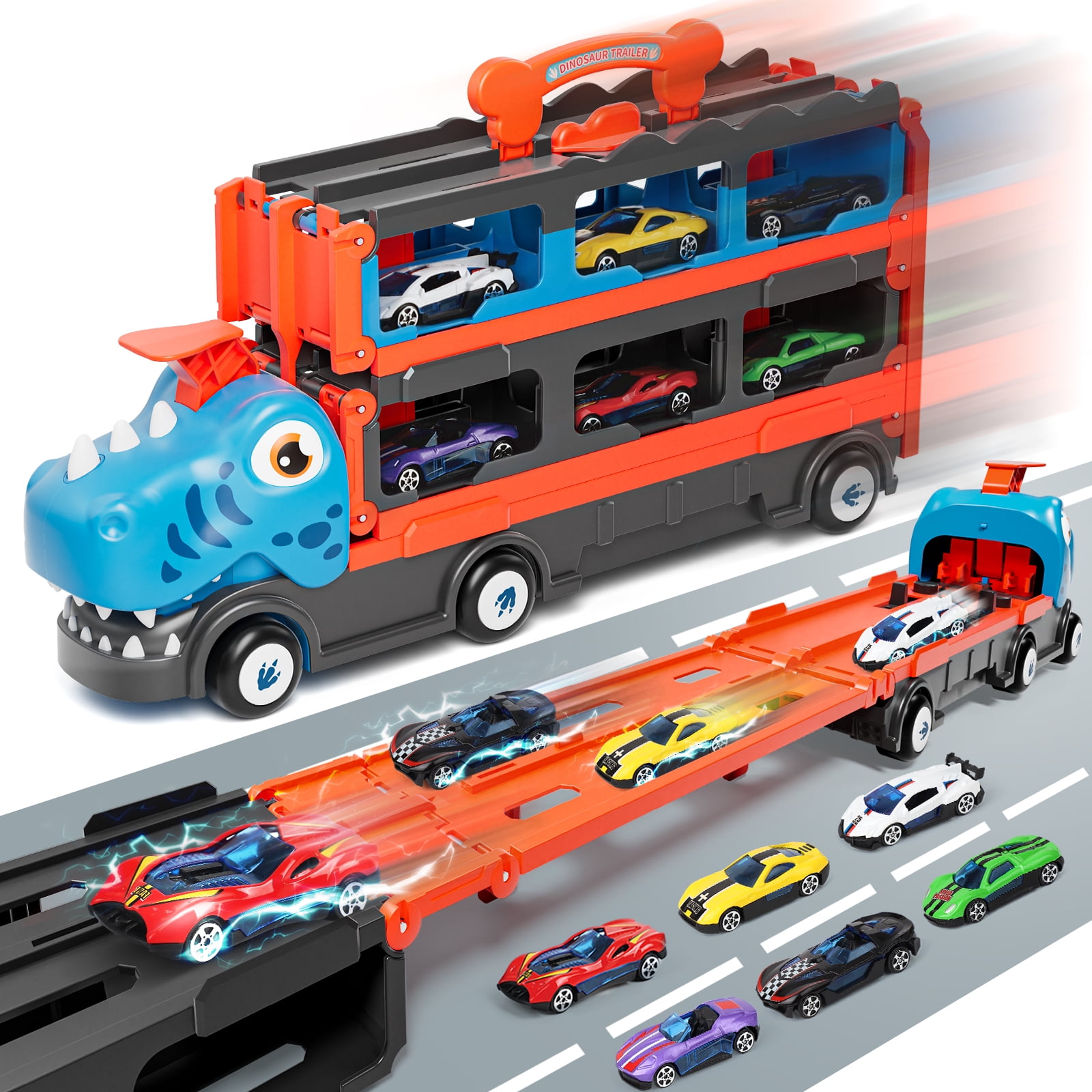 Dinosaur Truck Toddler Toys Car, Toys for 2 3 4 5 6 Years Old Boy, Big ...