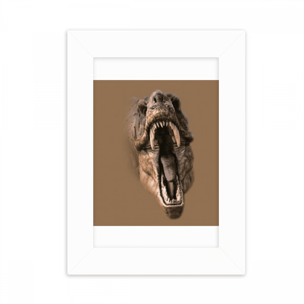 Dinosaur Tyrannosaurus Rex Opens Mouth Teeth Desktop Photo Frame ...