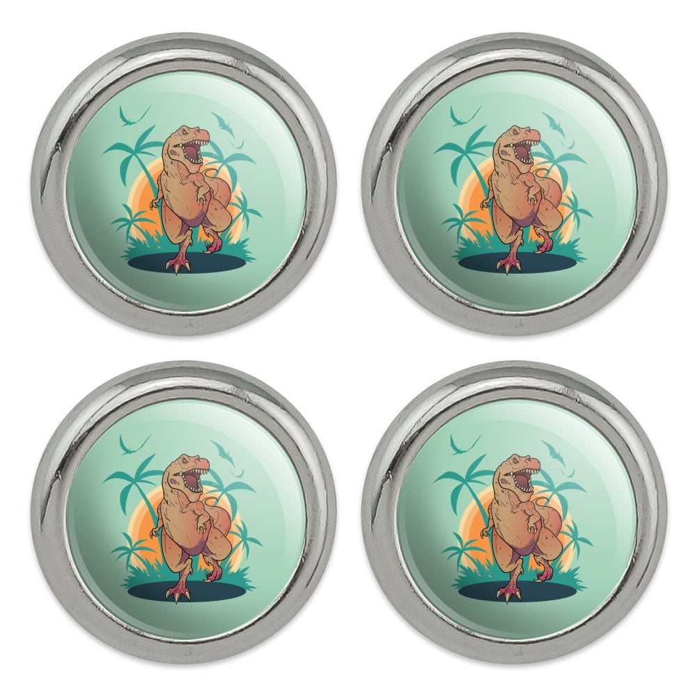 Dinosaur Tyrannosaurus Rex Running Metal Craft Sewing Novelty Buttons ...