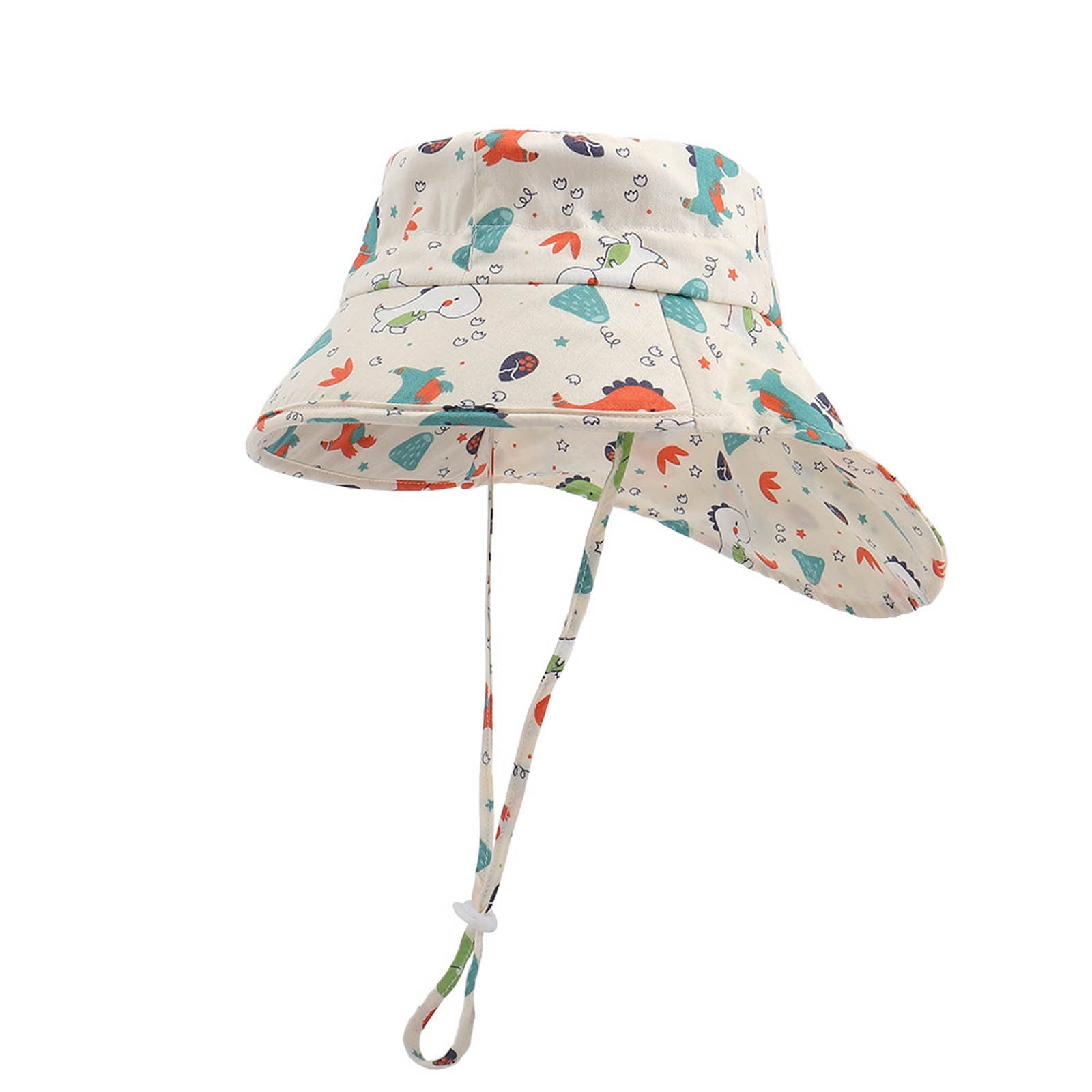 Dinosaur UPF 50+ Sun Hat for Kids - Adjustable Cotton Summer Outdoor ...