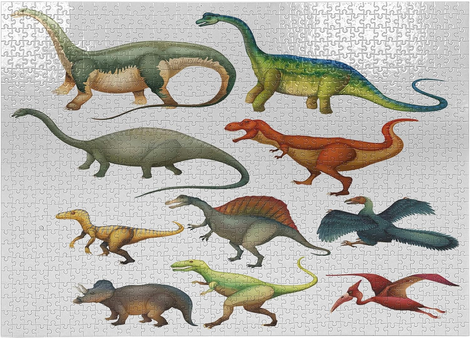 Dinosaur Various Different Animals from Jurassic Period Cartoon Mammals ...