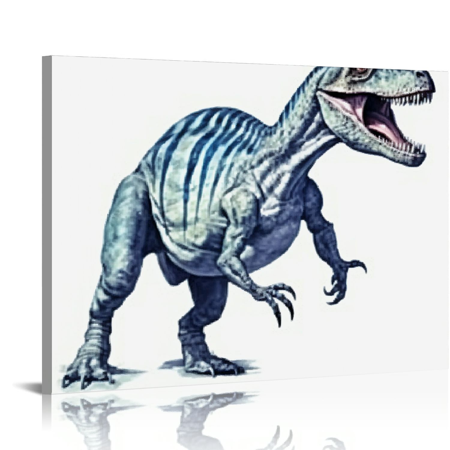 Dinosaur Wall Art Posters, Watercolor Dinosaur Wall Decor Prints, Boys ...