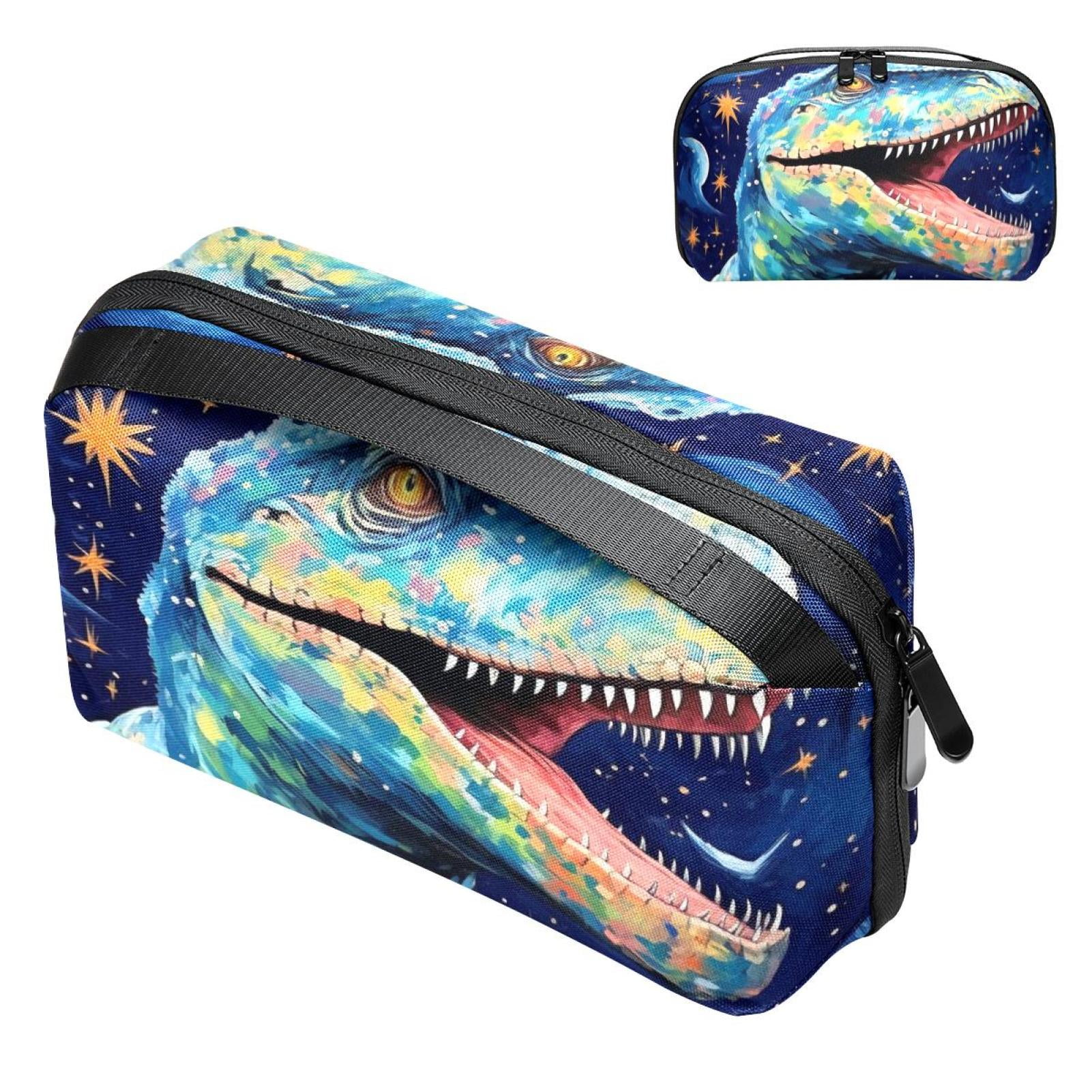 Dinosaur Waterproof Oxford Fabric Storage Case with Charger Pouch ...