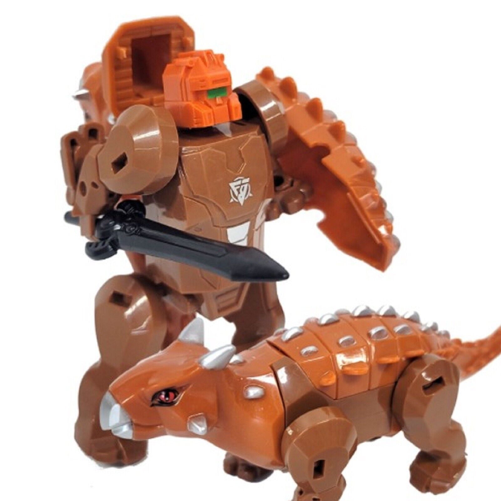 Dinosaur World Dragon Knight Transforming Ankylosaurus / Robot - 8 ...