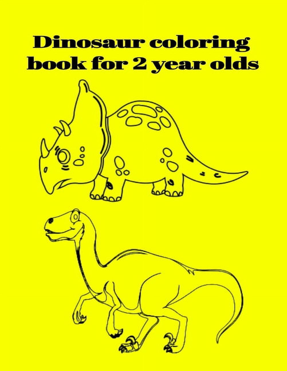 Dinosaur coloring book for 2 year olds - Walmart.com