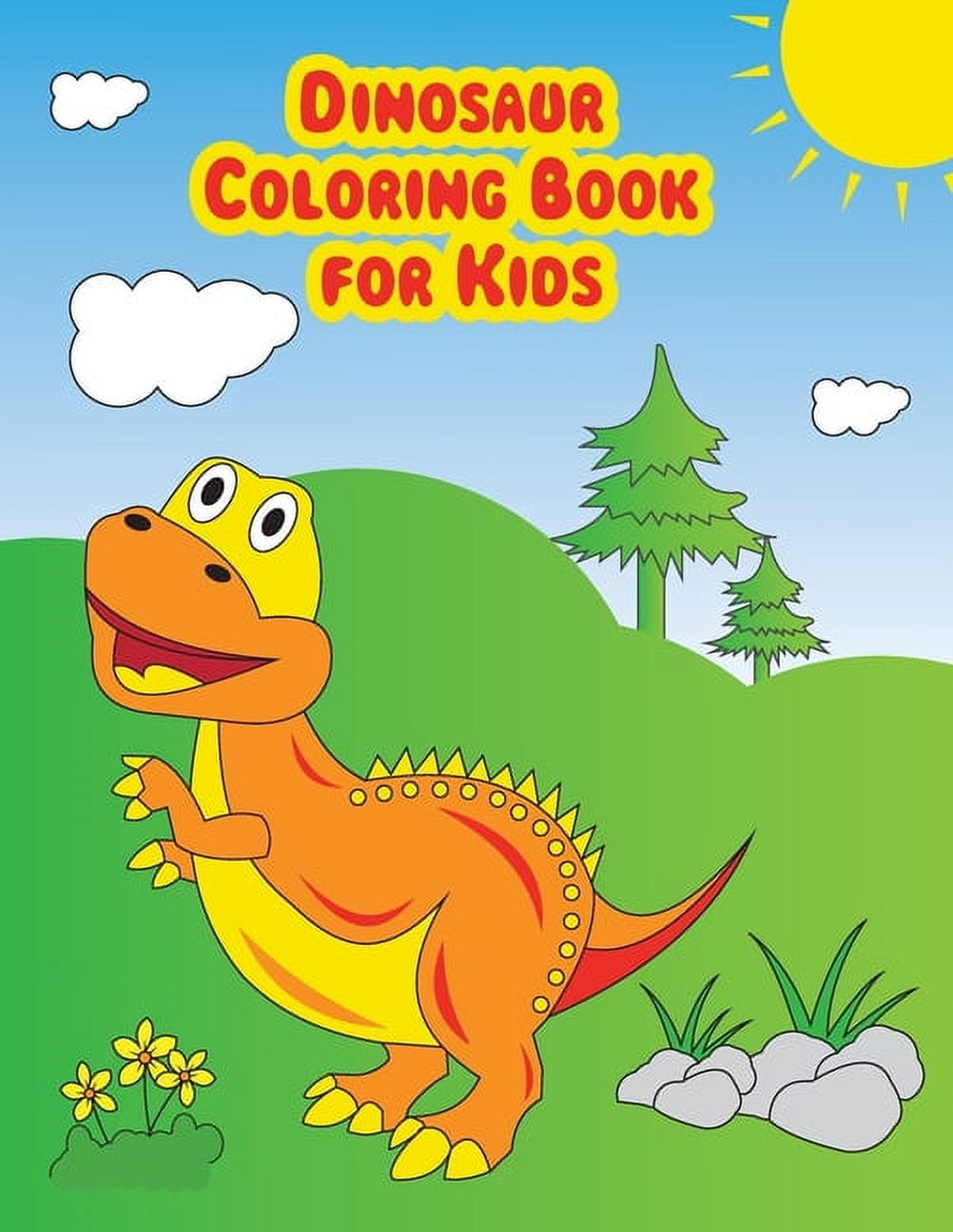Dinosaur coloring book for kids: This coloring book is the perfect gift ...