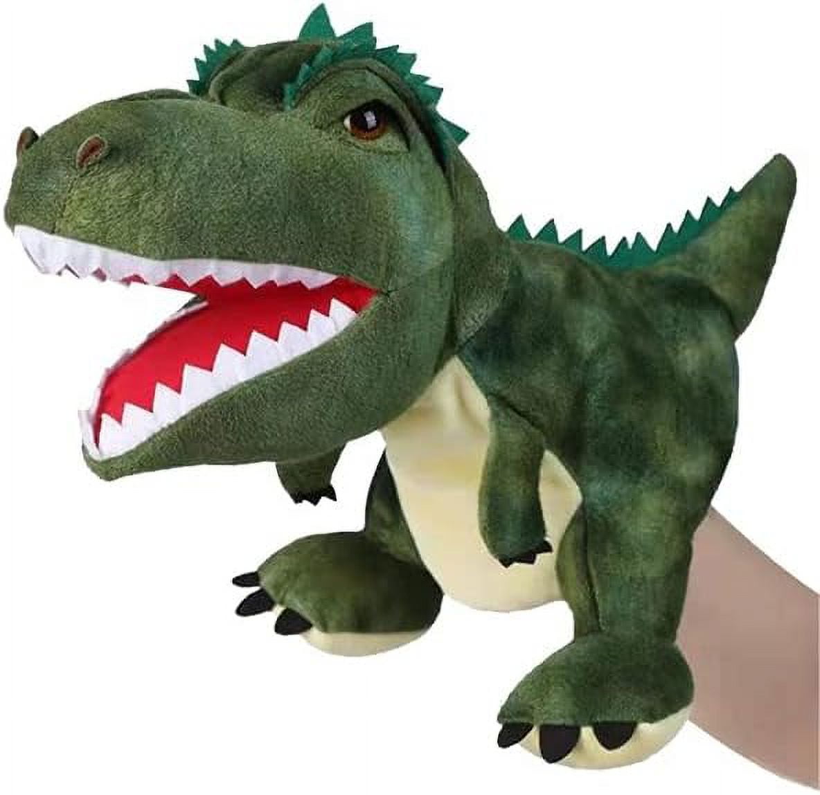 Dinosaur hand puppet plush toy, dinosaur toy plush hand puppet, boy ...