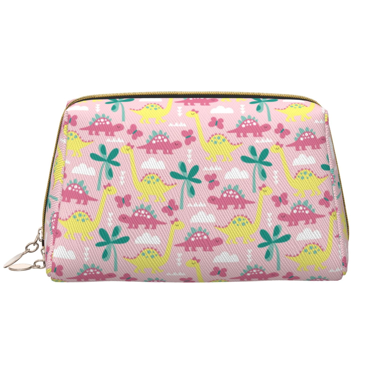 Dinosaur print C Makeup Bag, Large Capacity Cosmetic Bag Portable ...