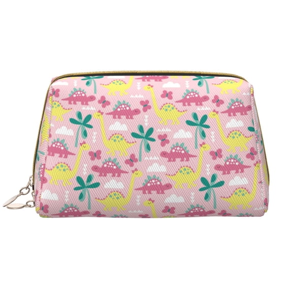 Dinosaur print C Makeup Bag, Large Capacity Cosmetic Bag Portable ...