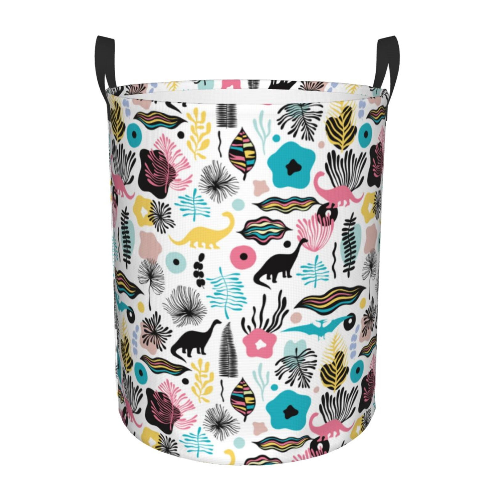 Dinosaur print F Laundry Basket, Laundry Hamper Waterproof Laundry Bag ...