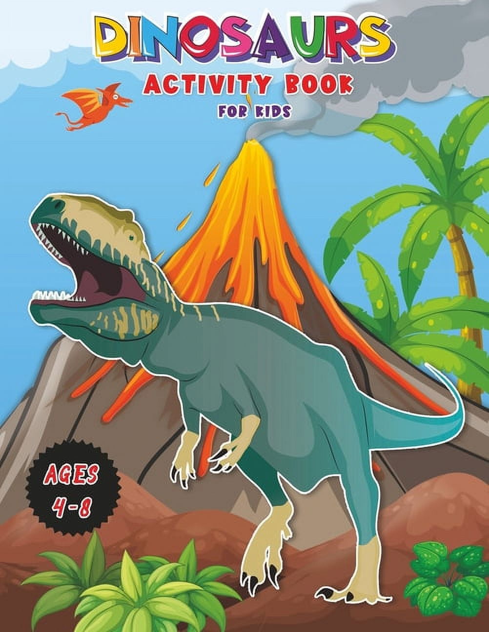 Dinosaurs - Activity Book for Kids: Workbook for Learning, Coloring ...
